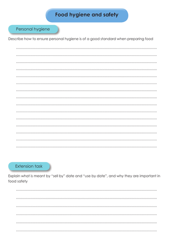 Food hygiene and Safety | Teaching Resources