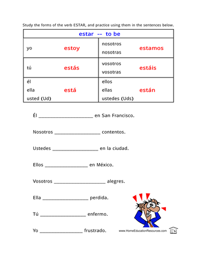 SER/ESTAR adjectives | Teaching Resources