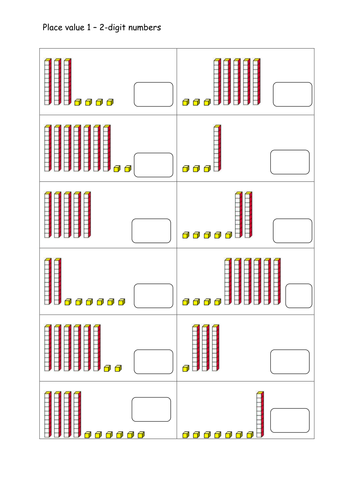 To recognise the place value of any digit in a 2-digit number (tens ...