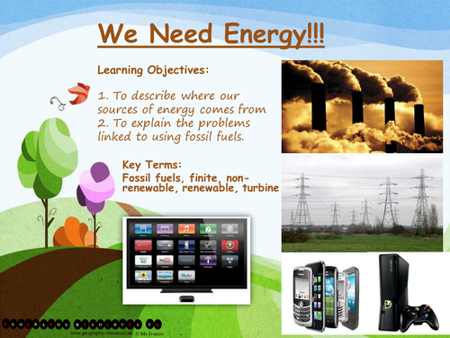 We need Energy! | Teaching Resources