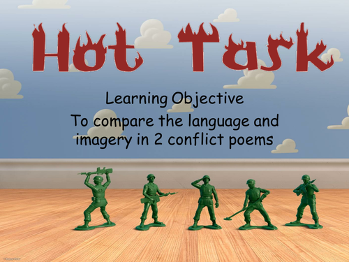 AQA English Literature new Specification 8702 poetry power conflict hot ...