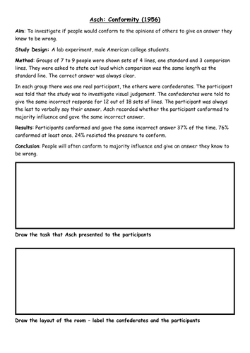 AQA GCSE New spec: Conformity | Teaching Resources AQA GCSE New spec: Conformity | Teaching Resources