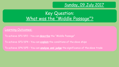The Middle Passage and the Empire | Teaching Resources