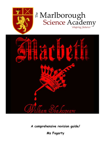 Macbeth Workbook: Scene by scene including themes and characters ...