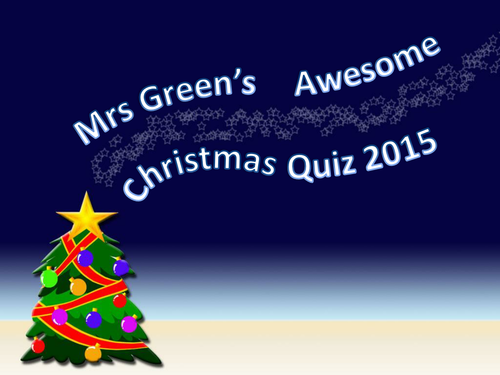 Christmas Quiz 2015 | Teaching Resources