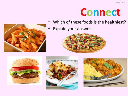 KS3 Activate Science 2 Health and Lifestyle lesson 1 Nutrients ...