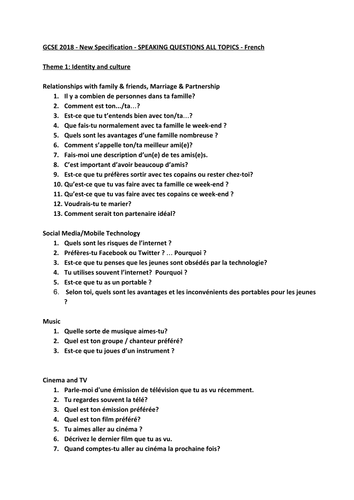 GCSE French revision resources | Tes