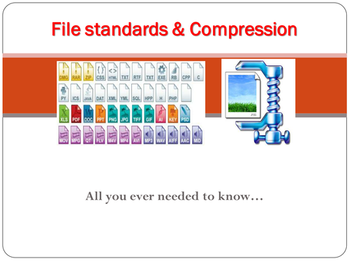 Common File Formats and Compressing Files | Teaching Resources Common File Formats and Compressing Files | Teaching Resources