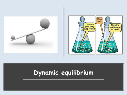 C8.7 Dynamic equilbirum | Teaching Resources