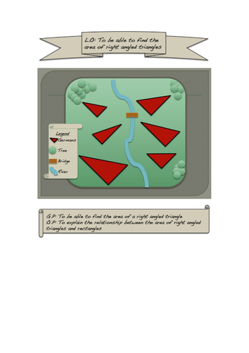 Area of Triangles complete lesson (powerpoint slides, worksheet, and ...