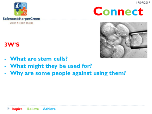 New Spec AQA GCSE Biology - Cell Biology - Stem Cells | Teaching Resources New Spec AQA GCSE Biology - Cell Biology - Stem Cells | Teaching Resources
