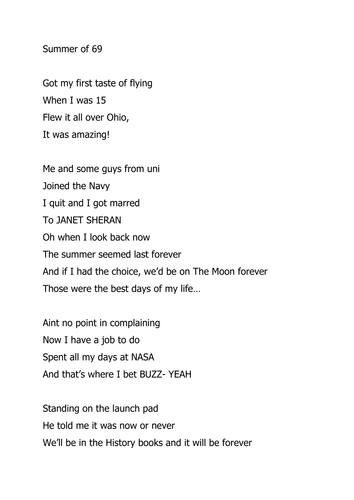 Neil Armstrong's life story to the summer of 69 song. Music History ...