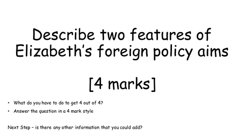 KS4 - GCSE History - Elizabethan England - Political and Religious ...