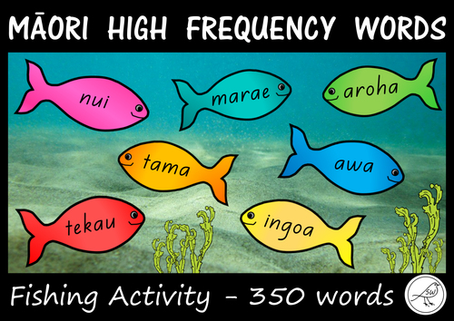Māori High Frequency Words – Fishing Activity | Teaching Resources
