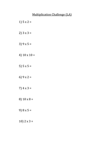 Multiplication Year 3 Lesson Plan and Resources | Teaching Resources