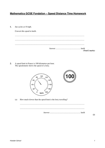 NEW AQA 2016 1-9 GCSE Physics (Forces Chapter): L2 Speed (Distance-Time ... NEW AQA 2016 1-9 GCSE Physics (Forces Chapter): L2 Speed (Distance-Time ...