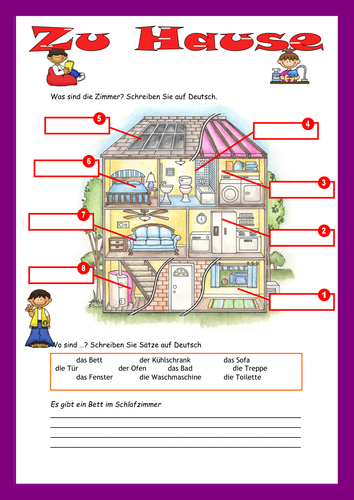 Mein Haus / Bei mir / Wo ich wohne / My house / Where I live / Rooms in ...