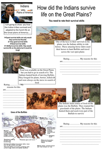 Bear Grylls Mission survive Indian survival on the Great Plains ...