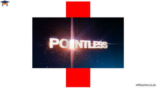 Pointless template | Teaching Resources