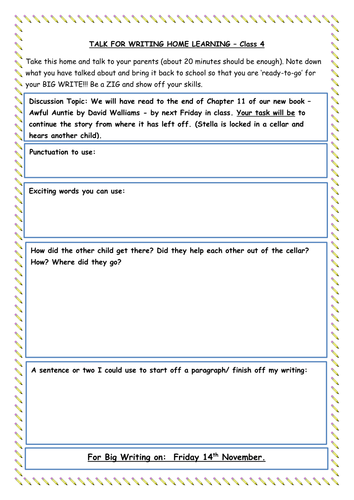 Awful Auntie writing project | Teaching Resources