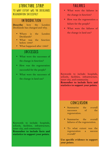 Structure strips by 88collinsl - Teaching Resources - Tes