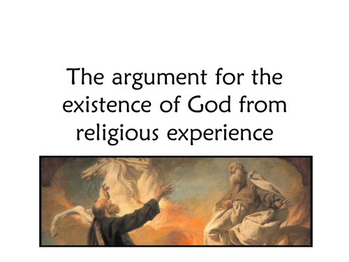 Argument From Religious Experience | Teaching Resources