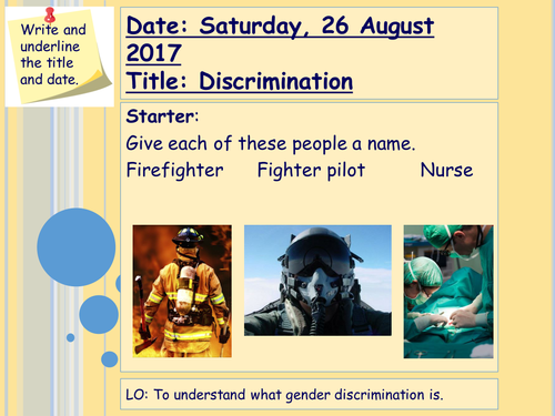 Gender Discrimination | Teaching Resources