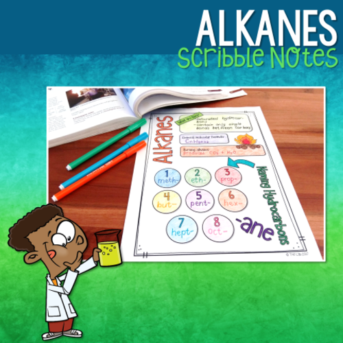 Alkanes Scribble Notes | Teaching Resources