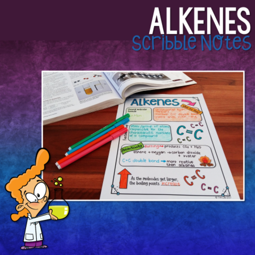 Alkenes Scribble Notes | Teaching Resources