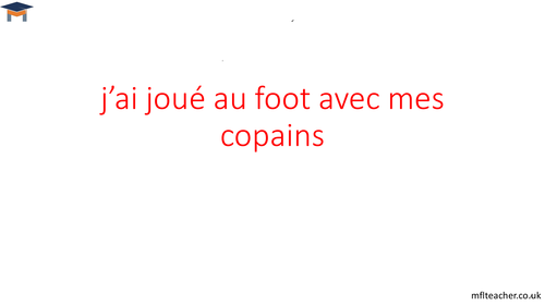 French - Tenses starter activity | Teaching Resources