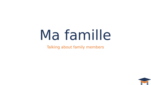 French - Family members introduction | Teaching Resources