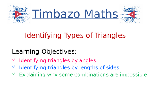 Identifying Types of Triangles | Teaching Resources Identifying Types of Triangles | Teaching Resources