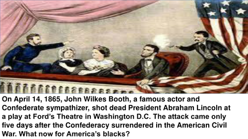 Reconstruction after the American Civil War - Black Peoples of America ...