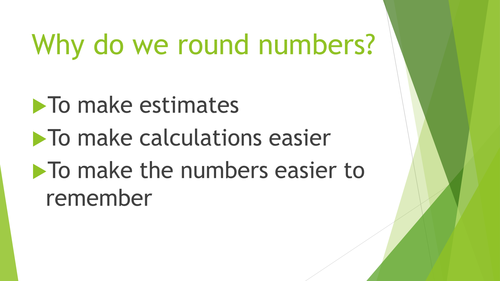 Rounding Numbers | Teaching Resources