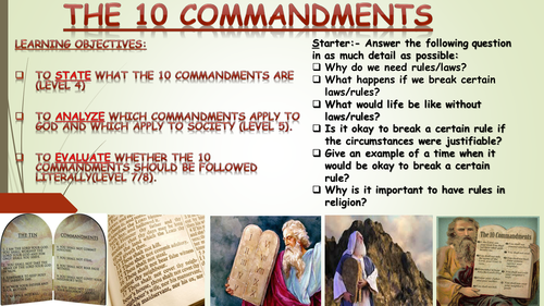 Judaism Ten Commandments