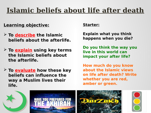 Islamic views on life after death by RE4all - Teaching Resources - Tes
