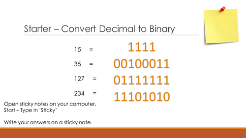 GCSE Computer Science (Binary Addition) | Teaching Resources GCSE Computer Science (Binary Addition) | Teaching Resources