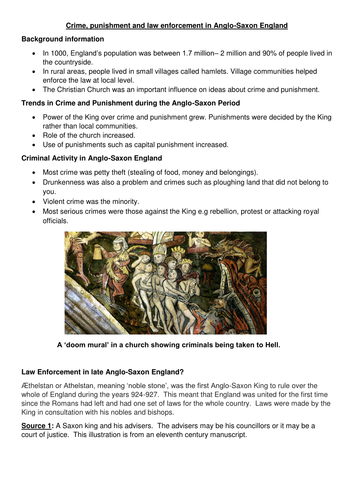 Crime and Punishment - Edexcel 9-1 History GCSE - Anglo-Saxon Crime and ... Crime and Punishment - Edexcel 9-1 History GCSE - Anglo-Saxon Crime and ...