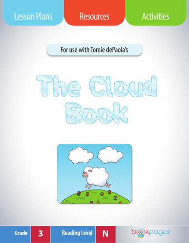 The Cloud Book Lesson Plans & Activities Package, Third Grade (CCSS ...