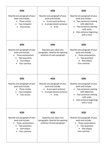 Now You Must Activities | Teaching Resources