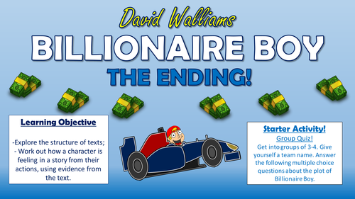 Billionaire Boy - The Ending! | Teaching Resources