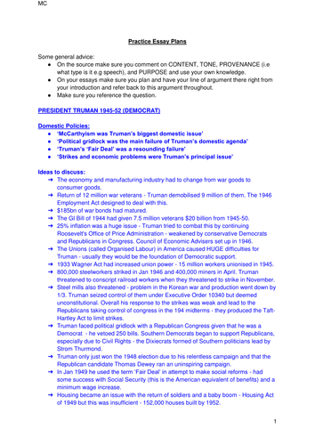 Practice Essay Questions and Plans for AQA A Level History: The ...