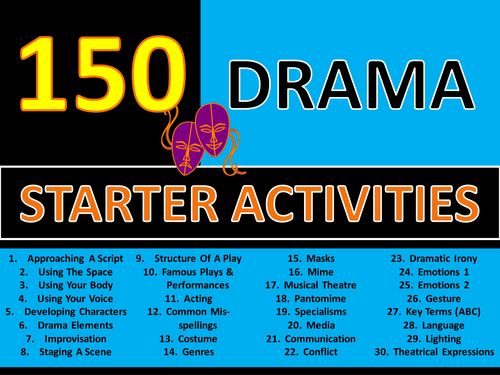 150 x Drama Starters Settlers Wordsearches Crosswords IDEA Alphabet ...
