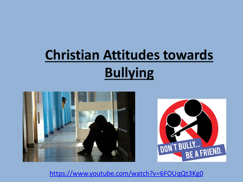 Christian views on bullying | Teaching Resources