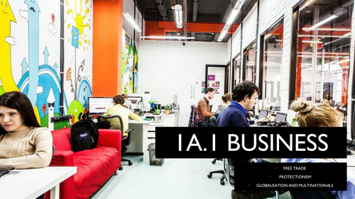 9609 CIE A Level Unit 1 Free Trade, Protectionism, Globalisation ...