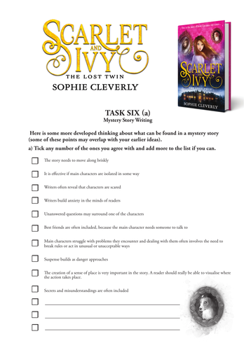 Scarlet And Ivy Mystery Story Writing Teaching Resources