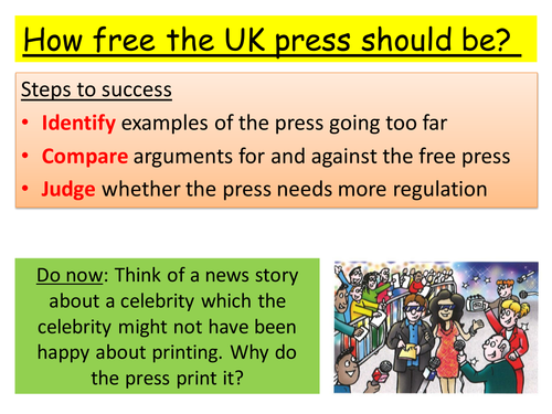How free should the press be? | Teaching Resources