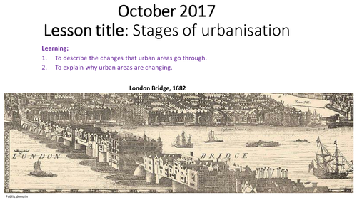 Stages of urbanisation | Teaching Resources