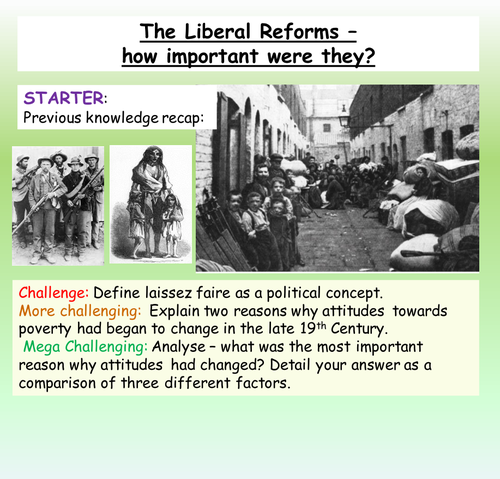 Liberal Reforms | Teaching Resources
