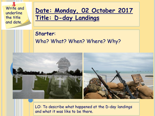 D Day Landings | Teaching Resources